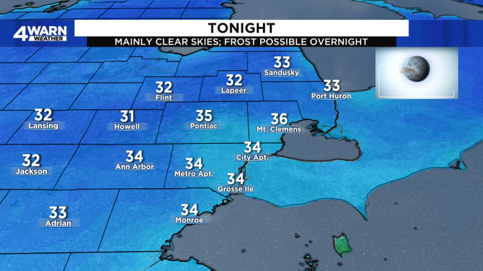 Sunshine returns to Metro Detroit for the end of the weekend before a ...