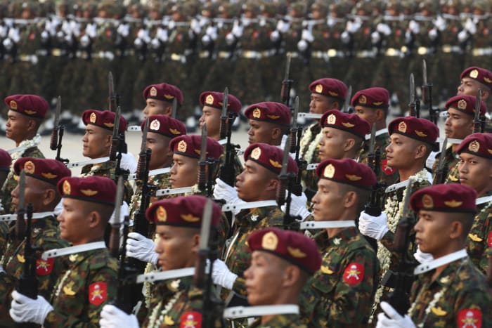 Myanmar will start drafting 5,000 people a month into the military soon ...