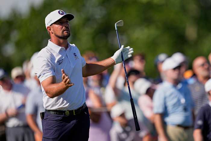 DeChambeau collapses on Green Mile, falling from 1st to tie for 8th at ...