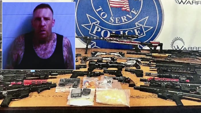 37 guns, 10,000 bullets, crystal meth found inside Oakland County home ...