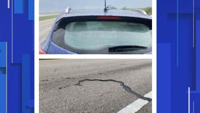 Lightning hits car on I-75 in Broward County leaving 7-foot mark on ...