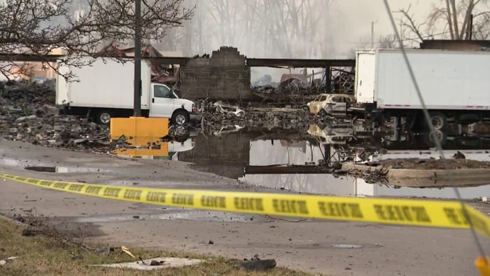 Teen killed by explosion debris was 1,000 feet from burning Macomb ...
