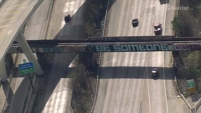 Police investigate group that repainted Houston’s ‘Be Someone’ bridge ...