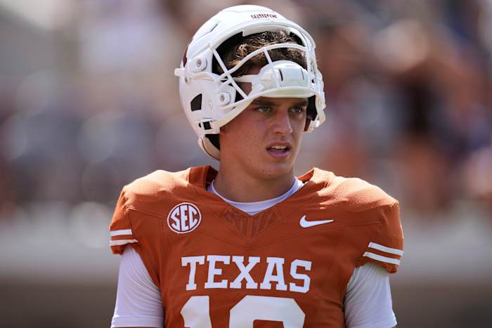 Arch Manning promises to improve as Texas prepares for its last game ...