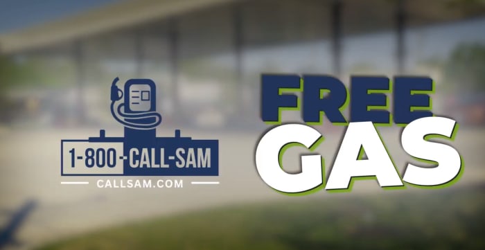 How to enter the 1-800-CALL-SAM gas giveaway