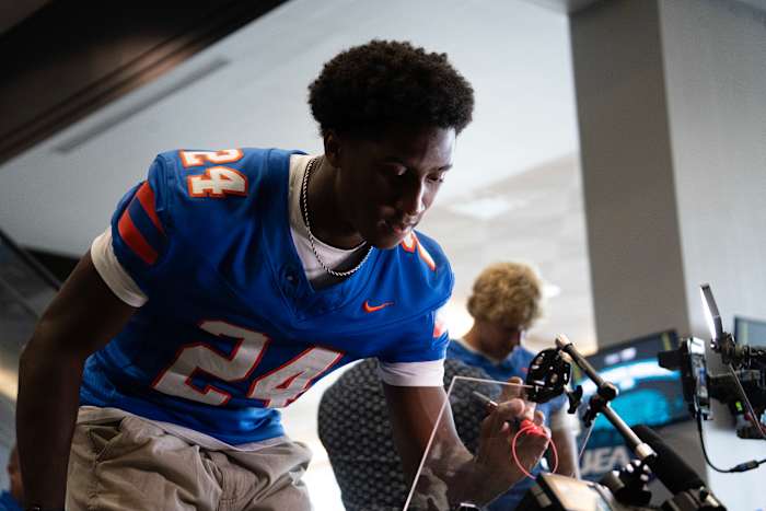 Photo gallery: Scenes from Friday’s high school football media day