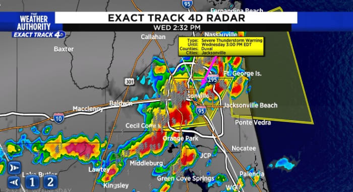 The heat gets beat back by building storms