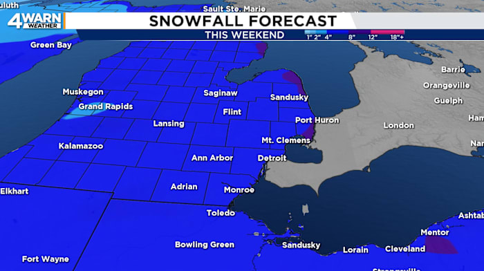 More snowfall over a long period this weekend in Metro Detroit -- here ...