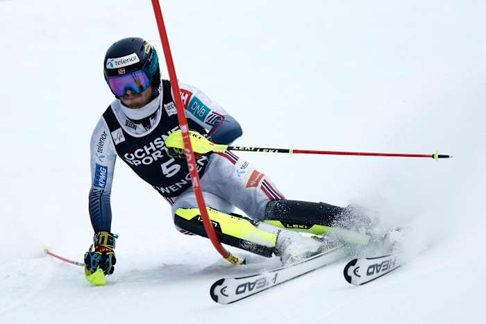Norwegian skier McGrath wins Wengen slalom ahead of good friend ...