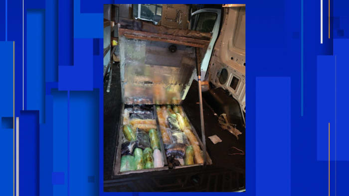 Hidden compartment filled with crystal meth found inside van in Taylor ...