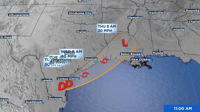 Dangerous Flash Flooding Continues Over Portions Of Texas And Louisiana ...