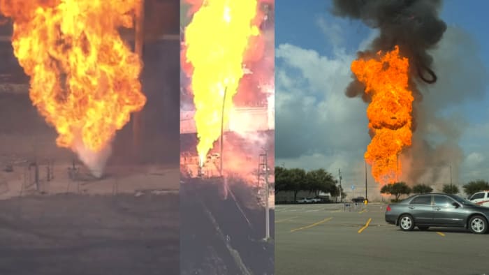 What gas is burning in Deer Park pipeline fire? Here’s what we know