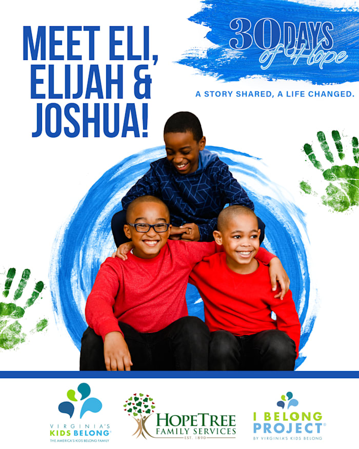 30 Days of Hope: Meet Eli, Elijah and Joshua!