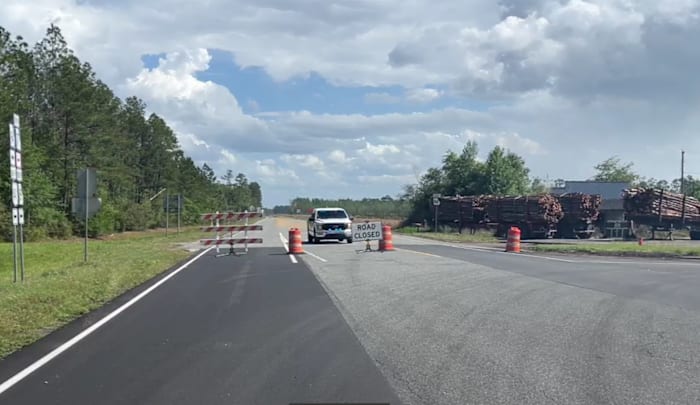 Firefighters battling 2,700-acre wildfire burning near Florida-Georgia line