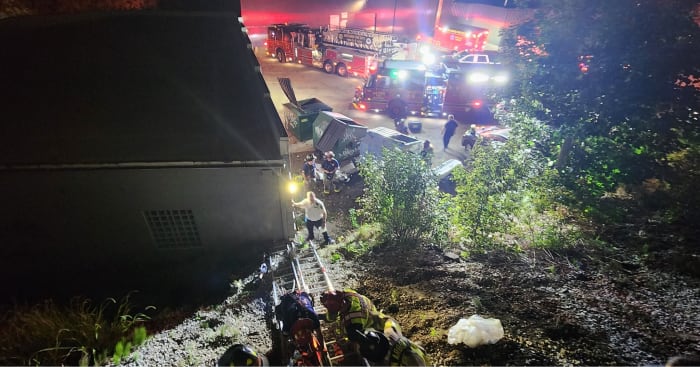 20-year-old survives being struck, dragged, pinned by freight train in ...