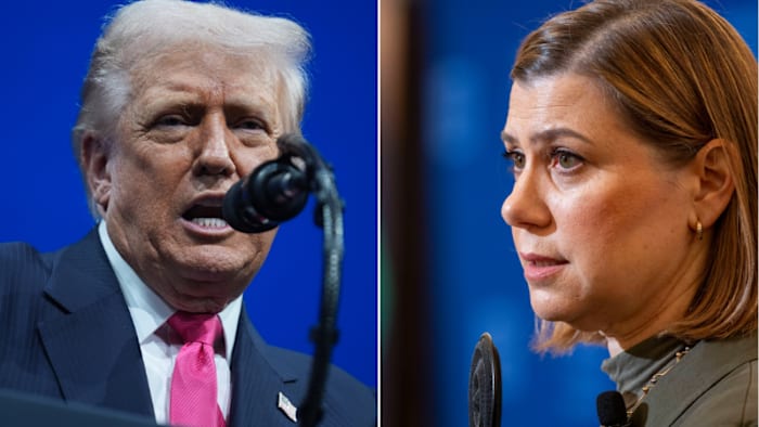 Explaining dispute between President Donald Trump and Sen. Elissa Slotkin