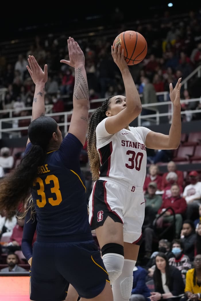 Jones' hot hand powers No. 2 Stanford past rival Cal 90-69