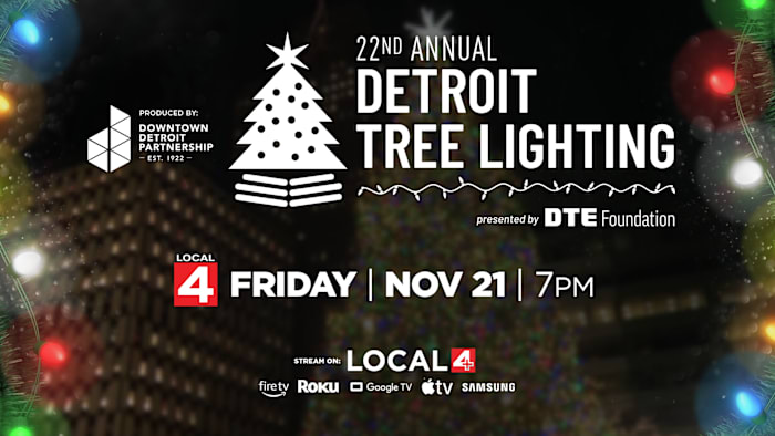 Detroit Tree Lighting 2025: Road closure details and visitor tips