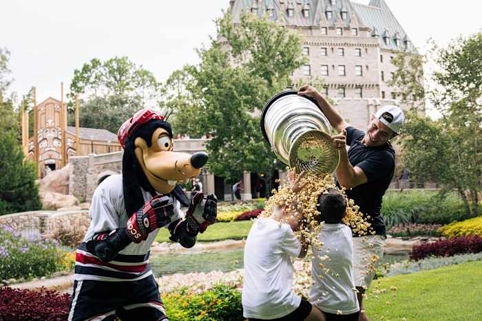 PHOTOS: NHL champion takes Stanley Cup on Disney World tour