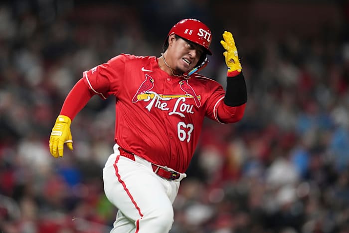 Cardinals reserve C Yohel Pozo making the most of his first trip back ...