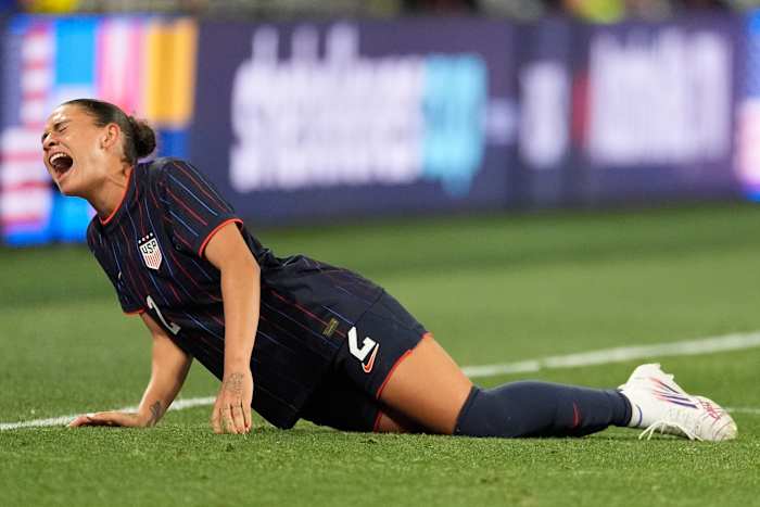 Trinity Rodman aggravates back injury late in USWNT's 2-0 win over ...