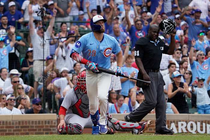 Busch hits 3 homers and Cubs set club record with 8 in 11-3 rout of ...