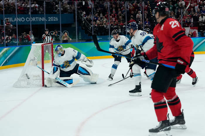 Nathan MacKinnon scores late as Canada beats Finland to reach the ...