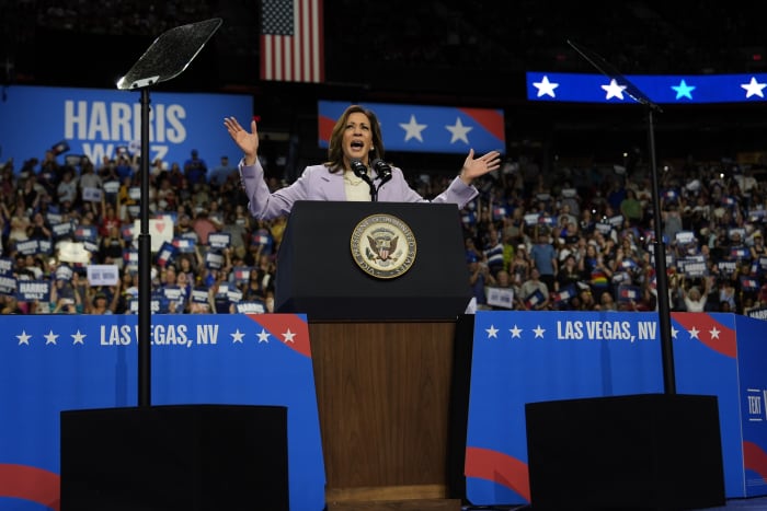 Latinos are excited about Harris, but she has work to do to win the ...