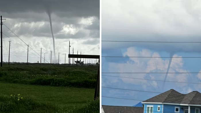 Large waterspout spotted off west end of Galveston: What are they and ...