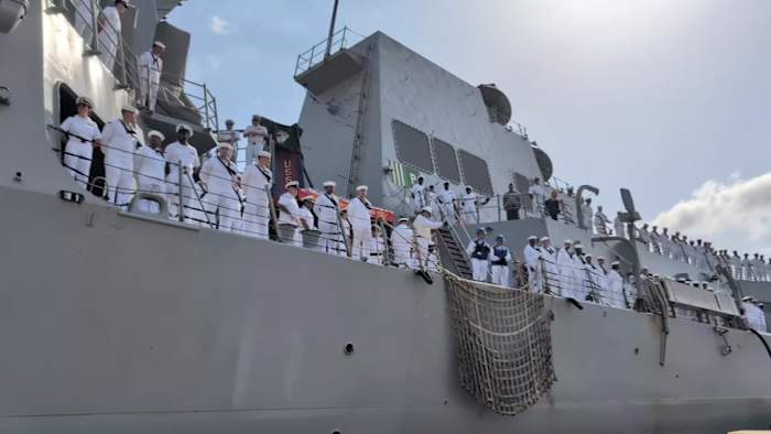 USS Jason Dunham returns home to Naval Station Mayport after 9-month ...
