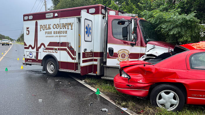 3-way crash with ambulance kills driver in Winter Haven