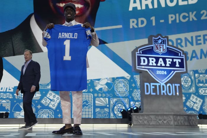 What Lions GM Brad Holmes said after trading up to draft Terrion Arnold