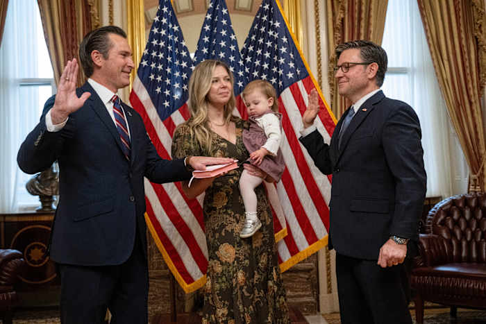 Republican Matt Van Epps is sworn in as the newest House member days ...