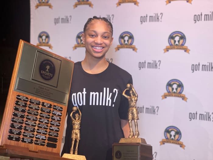 ‘This is just amazing:’ Taliah Scott celebrates Miss Basketball honor
