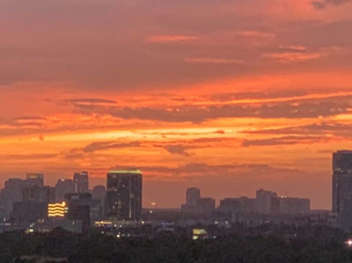 Here’s what the historic Saharan dust looked like in Houston