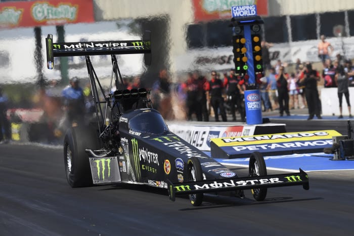 Forces complete NHRA's 1st father-daughter nitro sweep