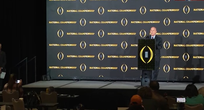 Houston Mayor Whitmire passes the helmet; Atlanta set to host 2025 CFP ...