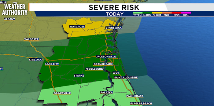 Hot and humid for most, while Southeast Georgia prepares for severe ...