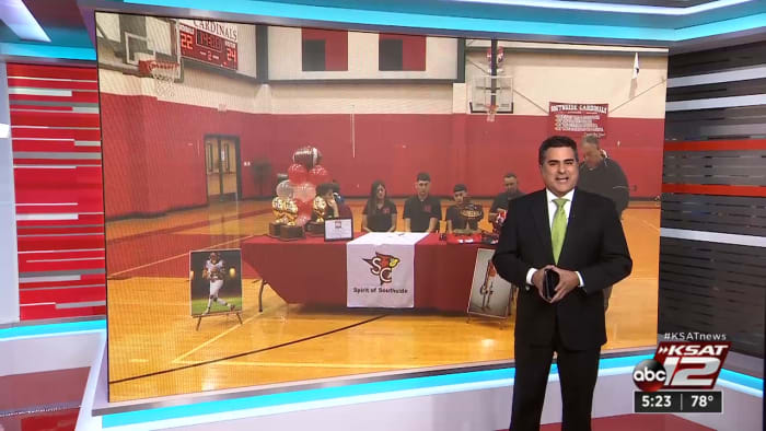 KSAT 12 Sports coverage of Early National Signing Day