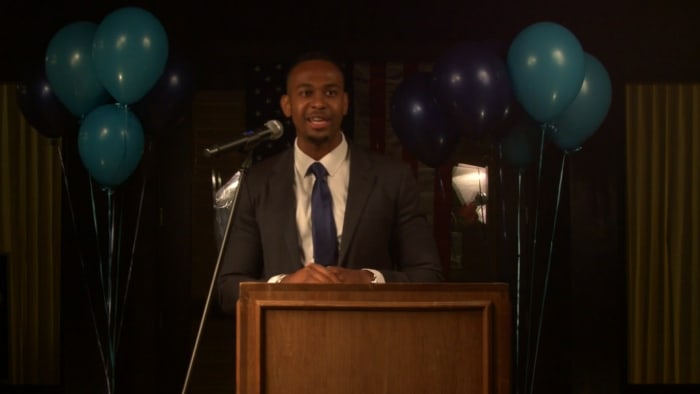 WATCH: Dr. Cameron Webb gives speech on election night