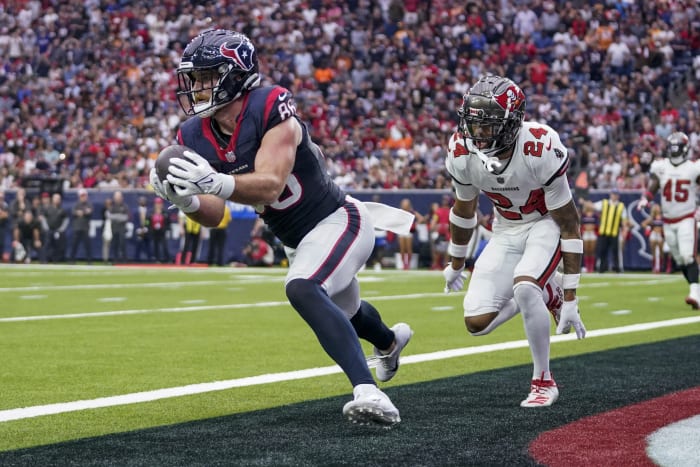 Texans tight end Dalton Schultz sidelined two days in a row with ...