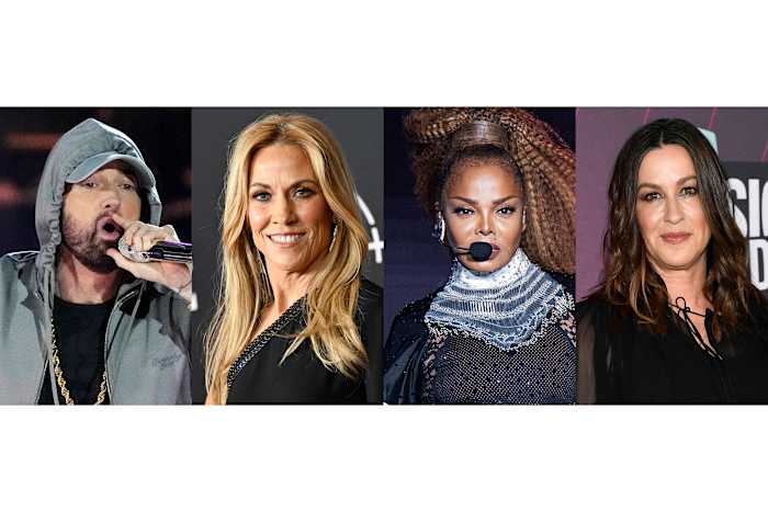 Eminem, Alanis Morissette, Sheryl Crow, N.W.A. and Janet Jackson get ...