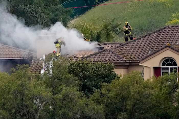 A small plane crashes into a Los Angeles-area neighborhood, killing 2 ...