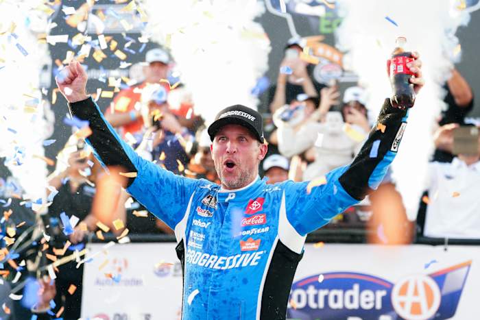 Denny Hamlin continues climb in NASCAR's career wins list. With 60 in ...