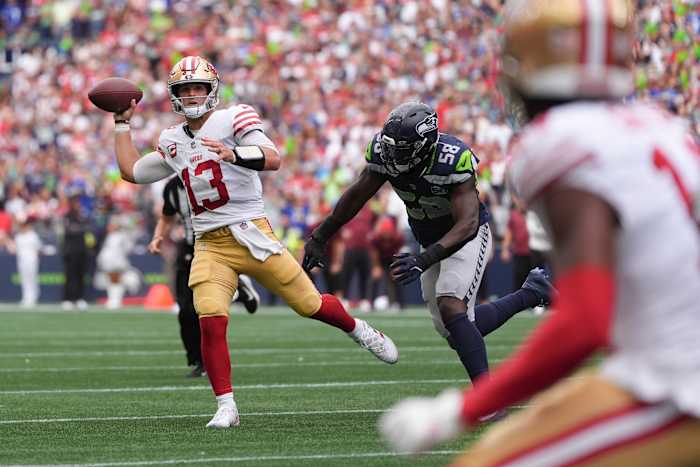 49ers' Brock Purdy a 'long shot' to play Sunday due to toe injury ...