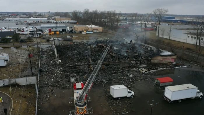 Illegally storing gases? Macomb County business where fire triggered ...