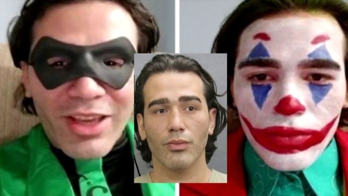 Man arrested in Florida would dress as Riddler, Joker to spew online ...