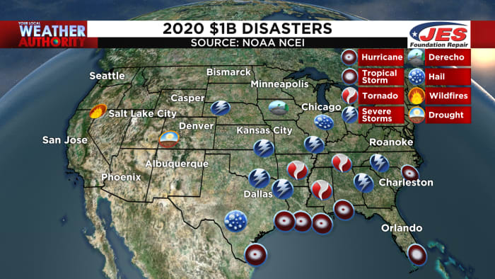 Beyond The Forecast: 2020 was a record year for weather disasters in the US