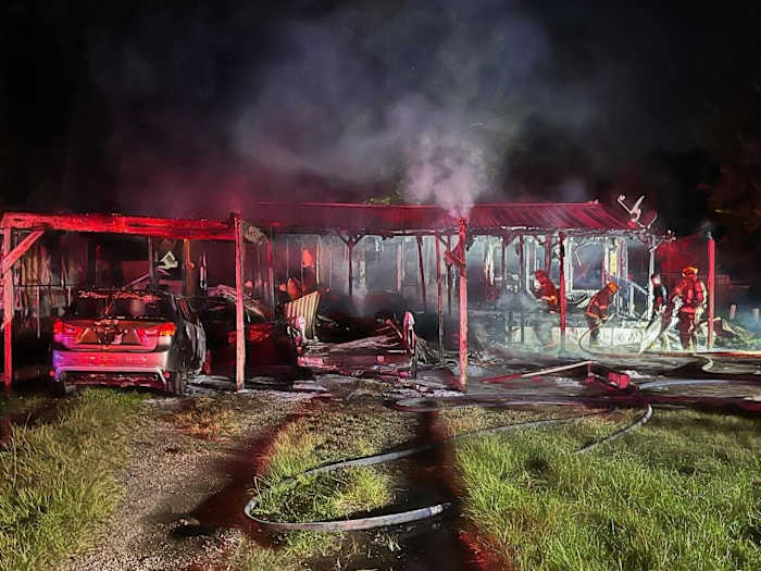 Improperly discarded fireworks cause fires in house, multiple vehicles ...