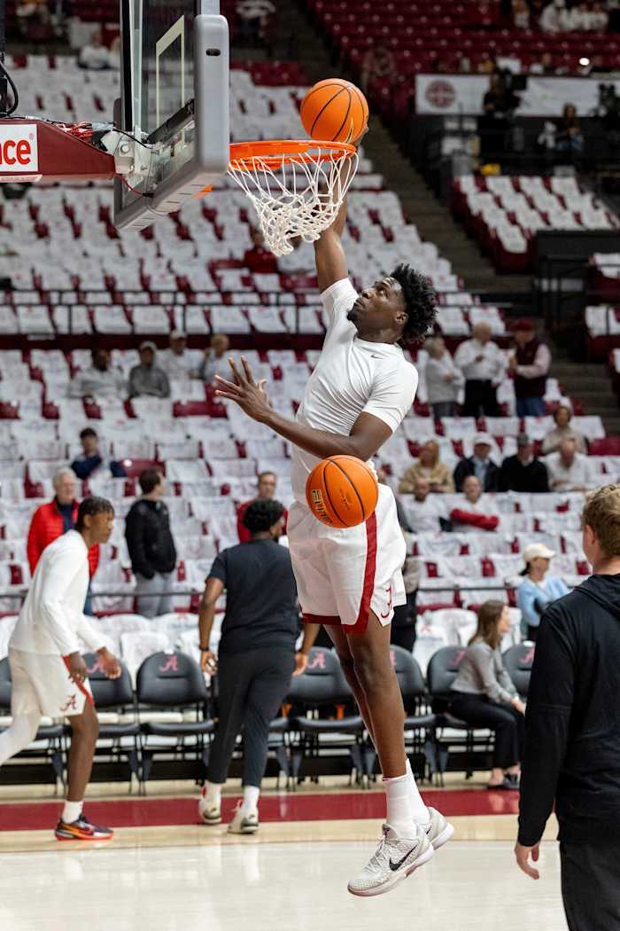 Charles Bediako makes quick impact for No. 17 Alabama in his return to ...